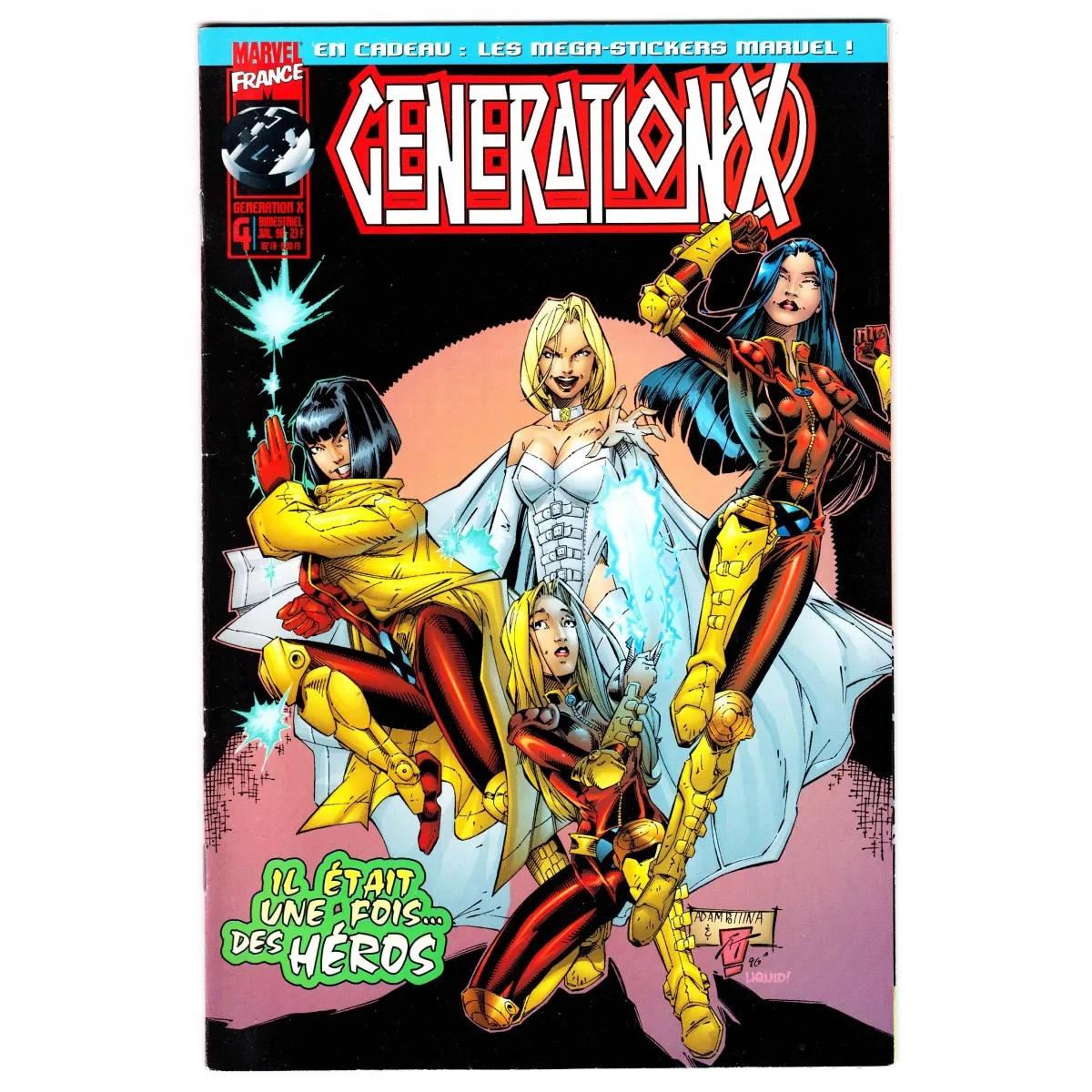 Génération X (Magazine) N° 4 Comics en Français - MAXIMUMCOMICS.FR Vente