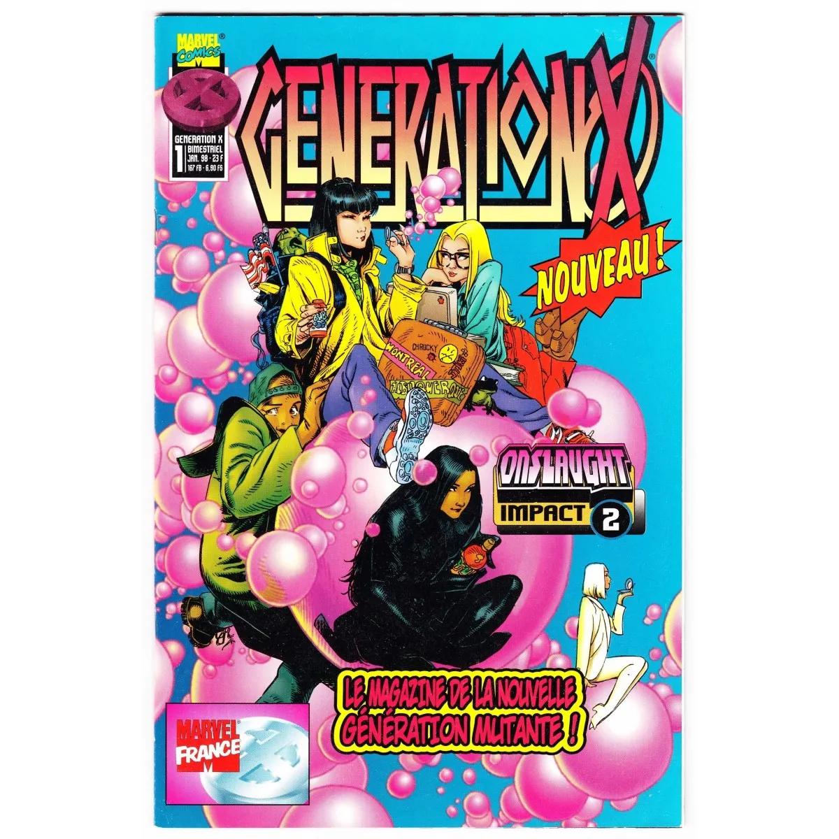 Génération X (Magazine) N° 1 Comics en Français - MAXIMUMCOMICS.FR