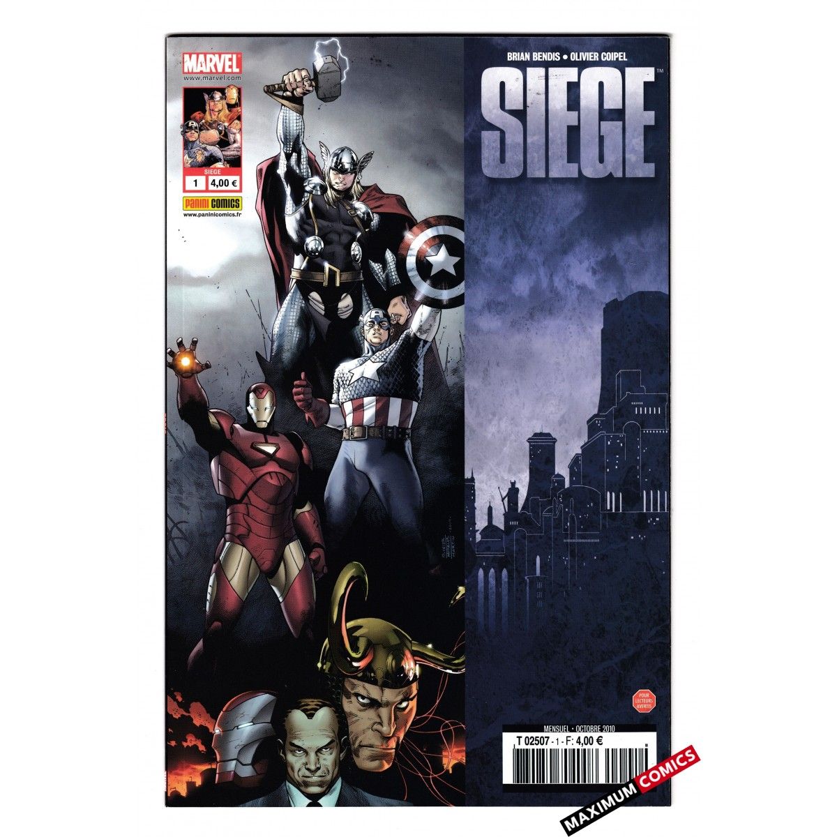 Siège (Magazine) N° 1 - Comics en Français - MAXIMUMCOMICS.FR Vente en ...